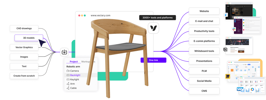 Vectary for Furniture