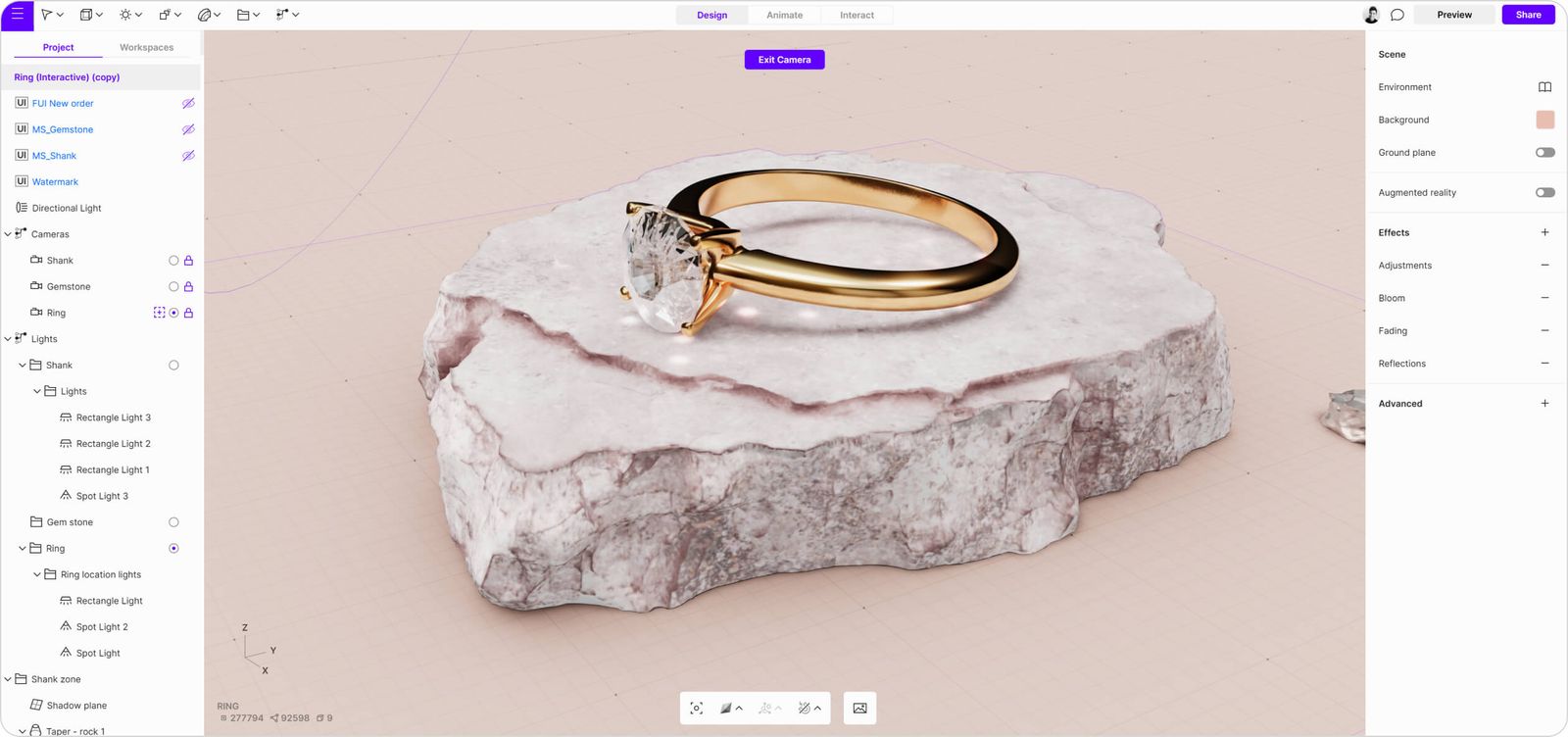 Jewelry configurator